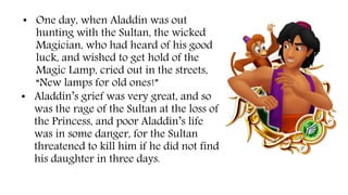 Aladdin and the Wonderful Lamp | PPTX