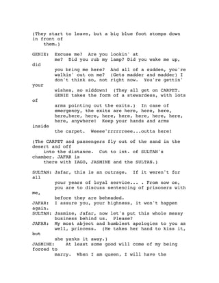 Aladdin script | PDF