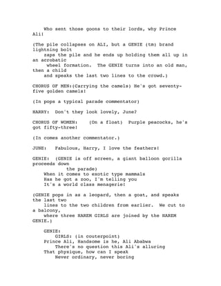 Aladdin script | PDF