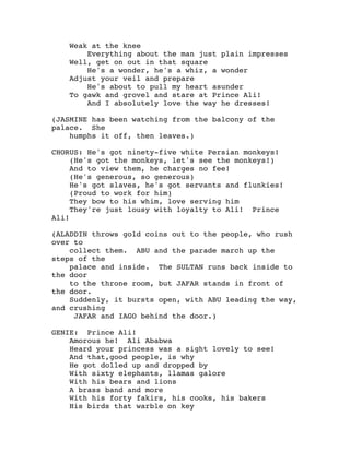 Aladdin script | PDF