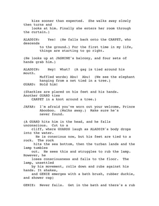 Aladdin script | PDF