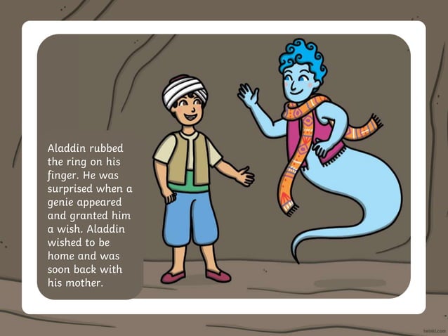 Aladdin story for kindergarten learners .pptx