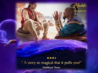 Disney's Aladdin #1 Movie in the world | PPT