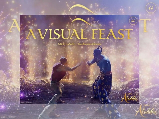 Disney's Aladdin #1 Movie in the world | PPTX
