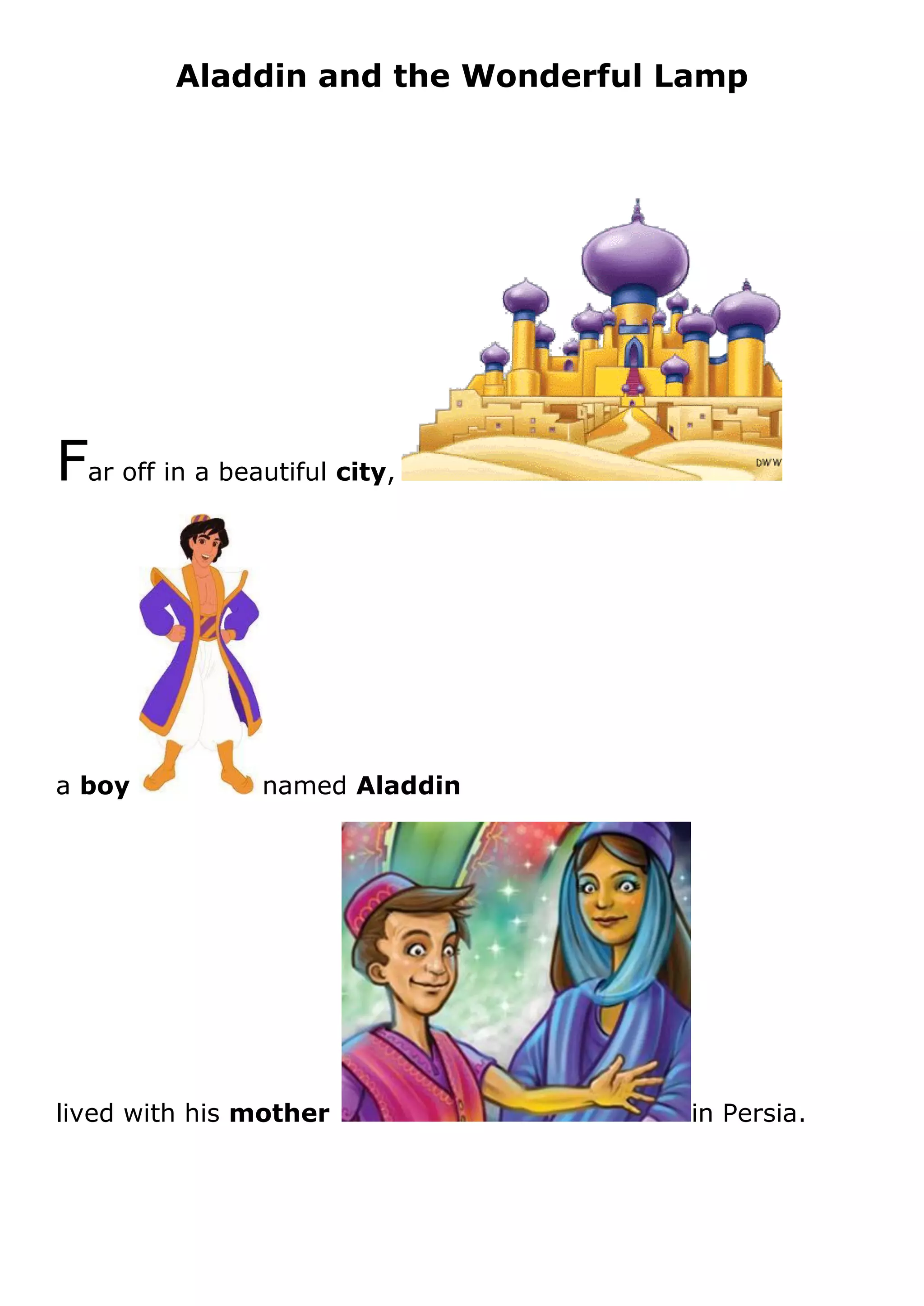 Aladdin and the wonderful lamp | PDF
