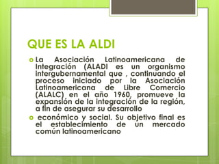Aladi exposicion | PPTX