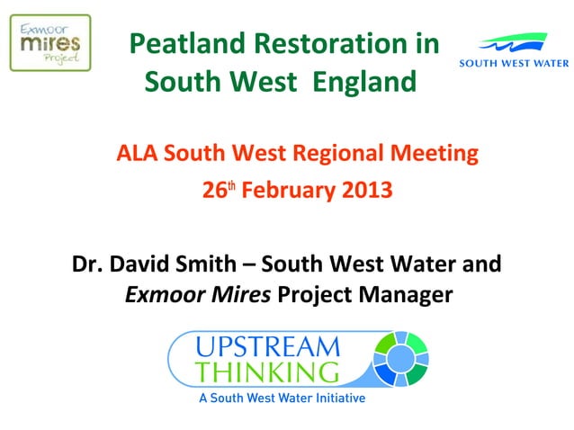 Peatland Rewetting in the South West | PPT