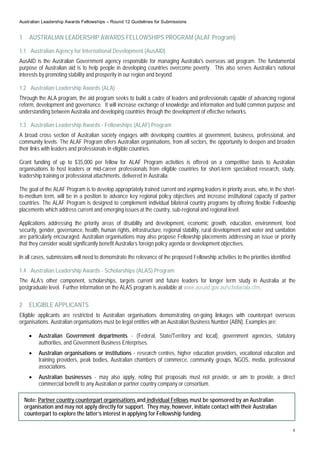 Alaf guidelines-round12 | PDF