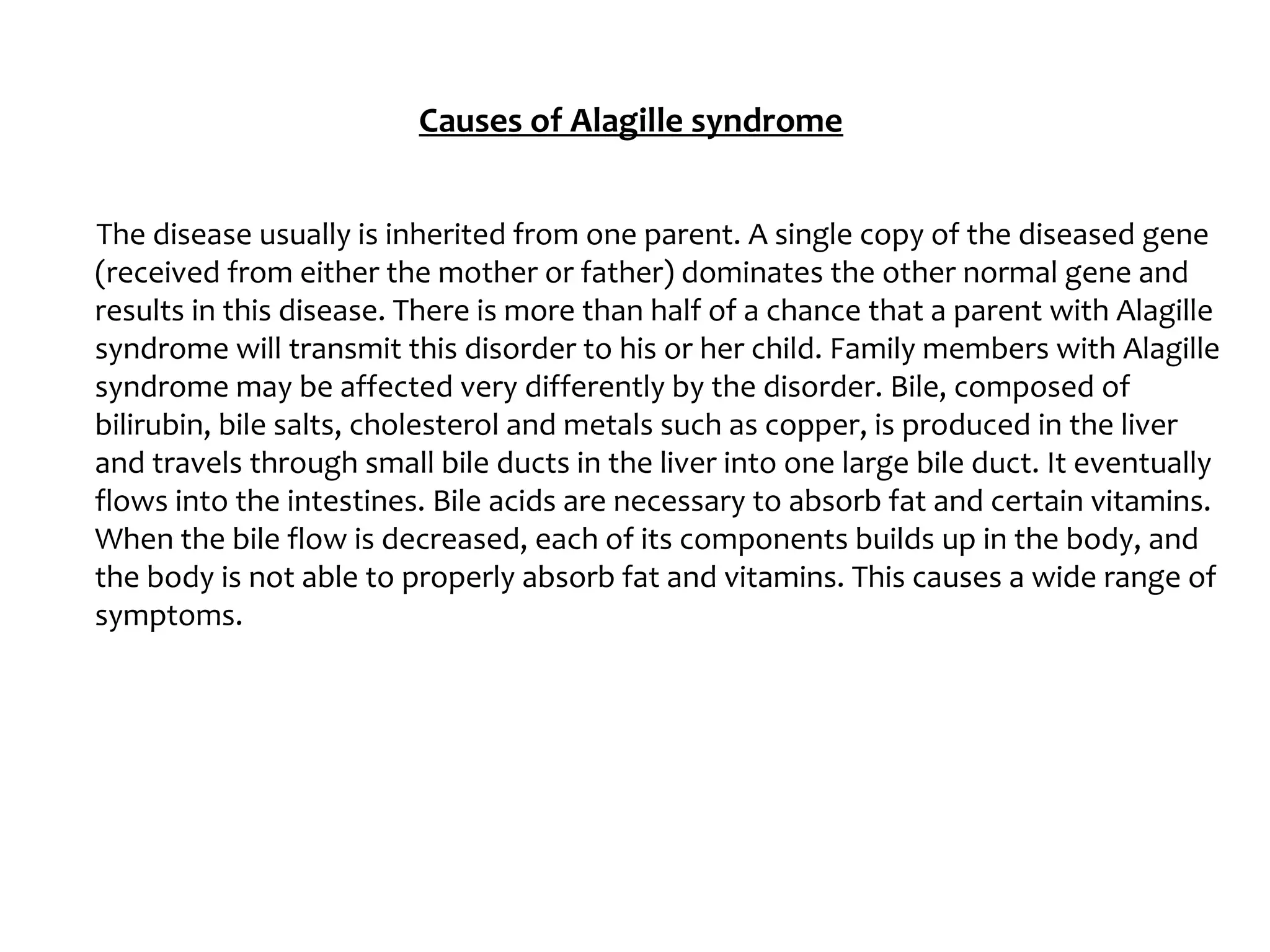 Alagille syndrome | PPT