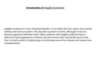 Alagille syndrome | PPT