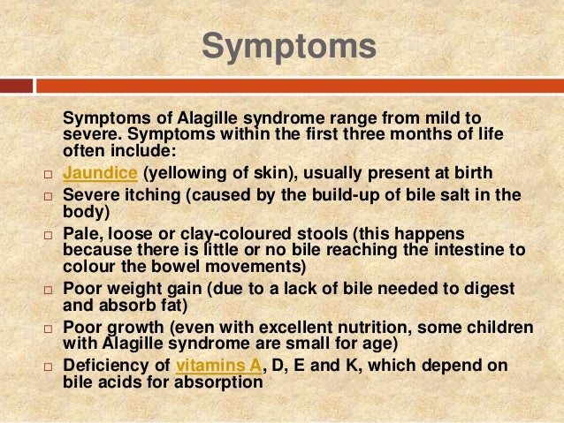 Alagille syndrome
