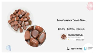 know more about gemstone and chakra stones here | alakik ppt | PPTX