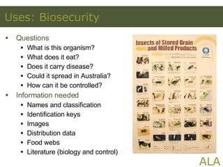 Mapping Biodiversity - The Atlas of Living Australia | PPT