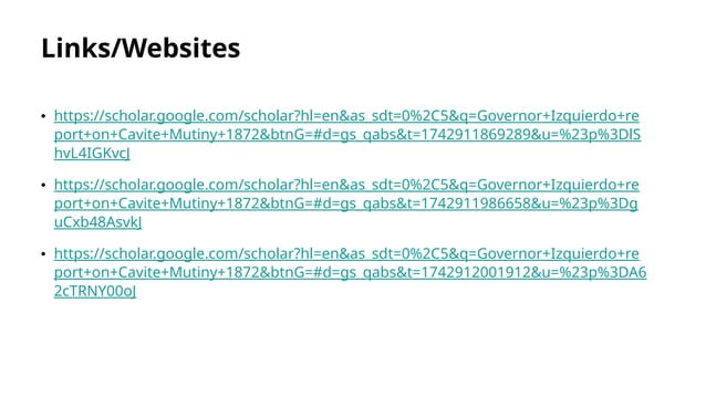 Cavity mutiny Filipino Resistance: 1872, Cavite Mutiny: Seeds of ...