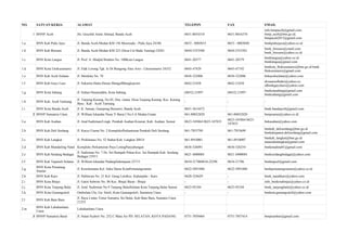 Alamat kantor BNN di Indonesia | PDF