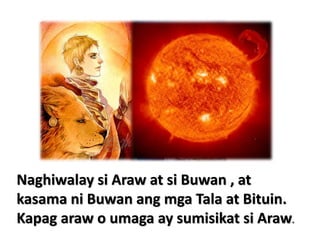 Pinagmulan Ng Araw At Gabi >Alamat Ng Araw At Gabi