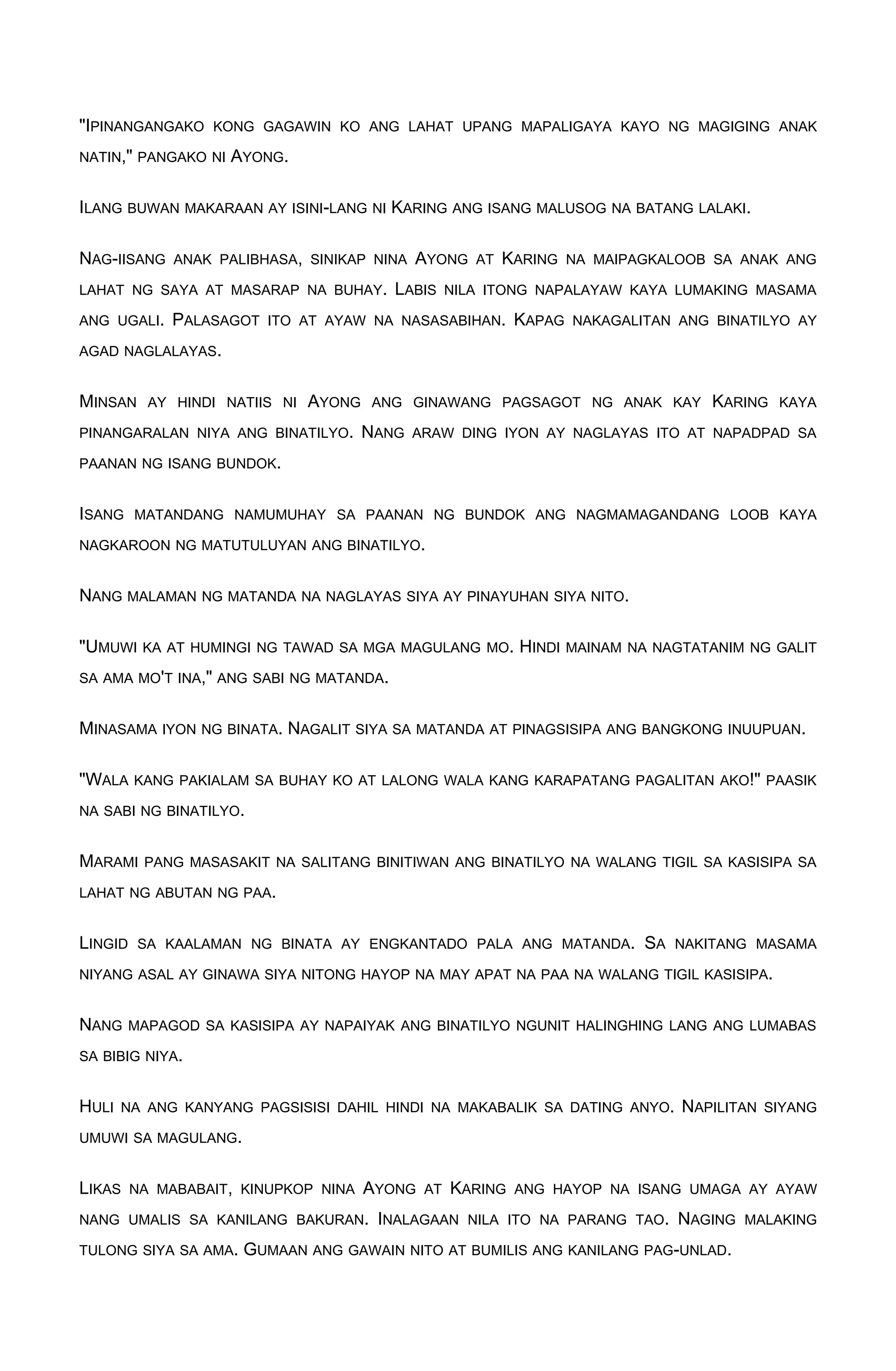 Alamat ng durian | DOC