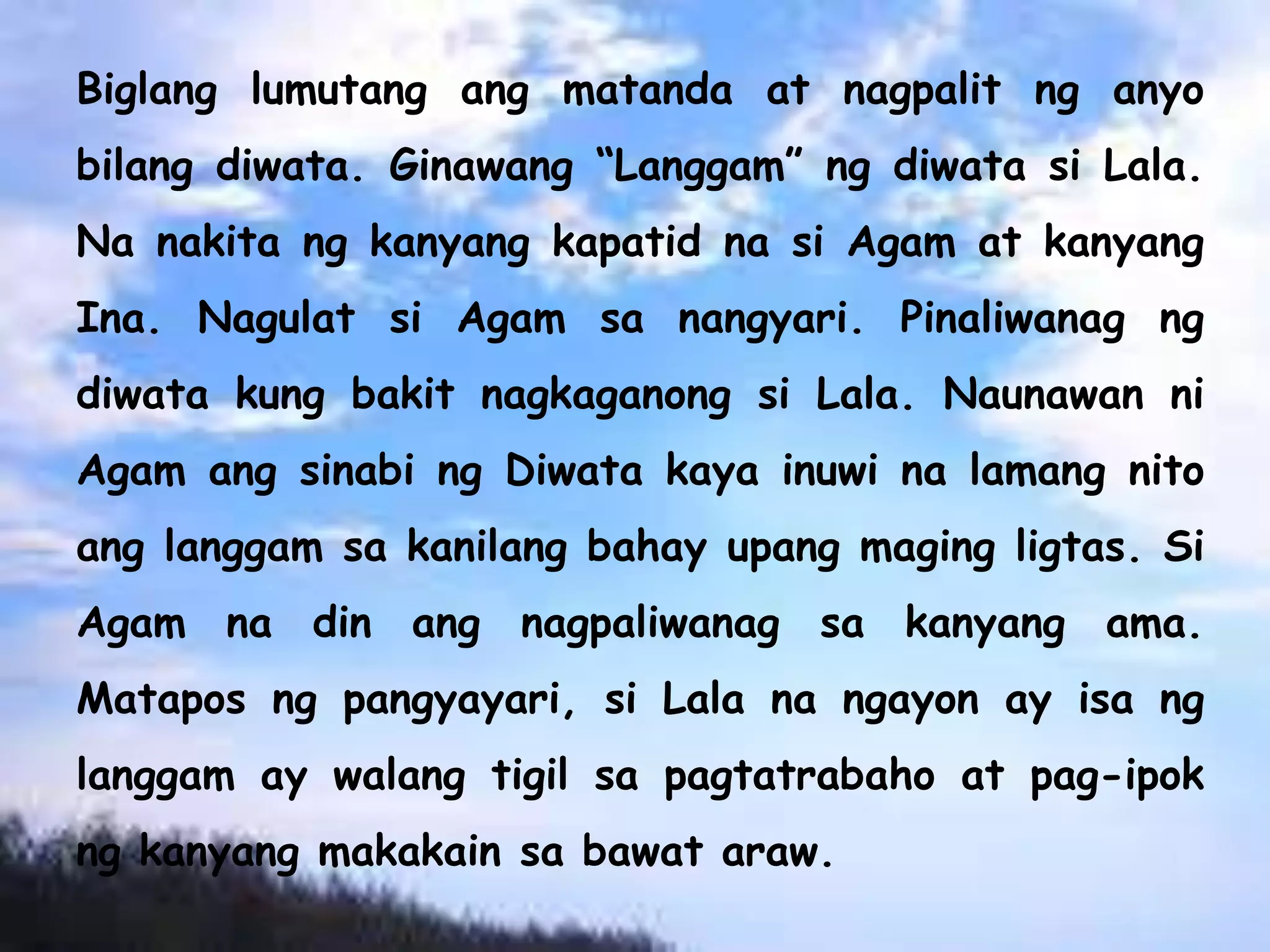 Alamat ng langgam | PPTX