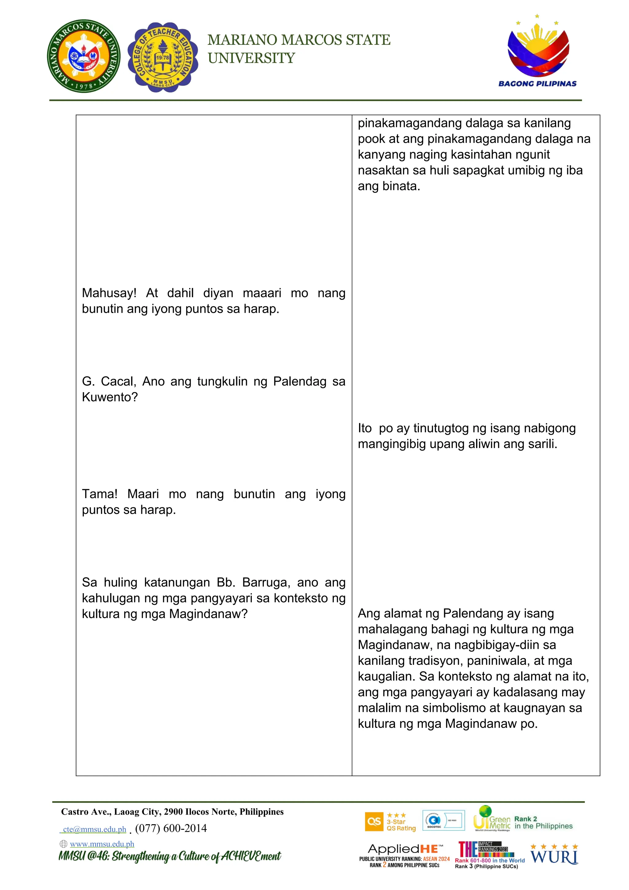 Alamat ng Palendag Final.docxaksmal;xmaLSK;ADKAlsa;asaS | DOCX