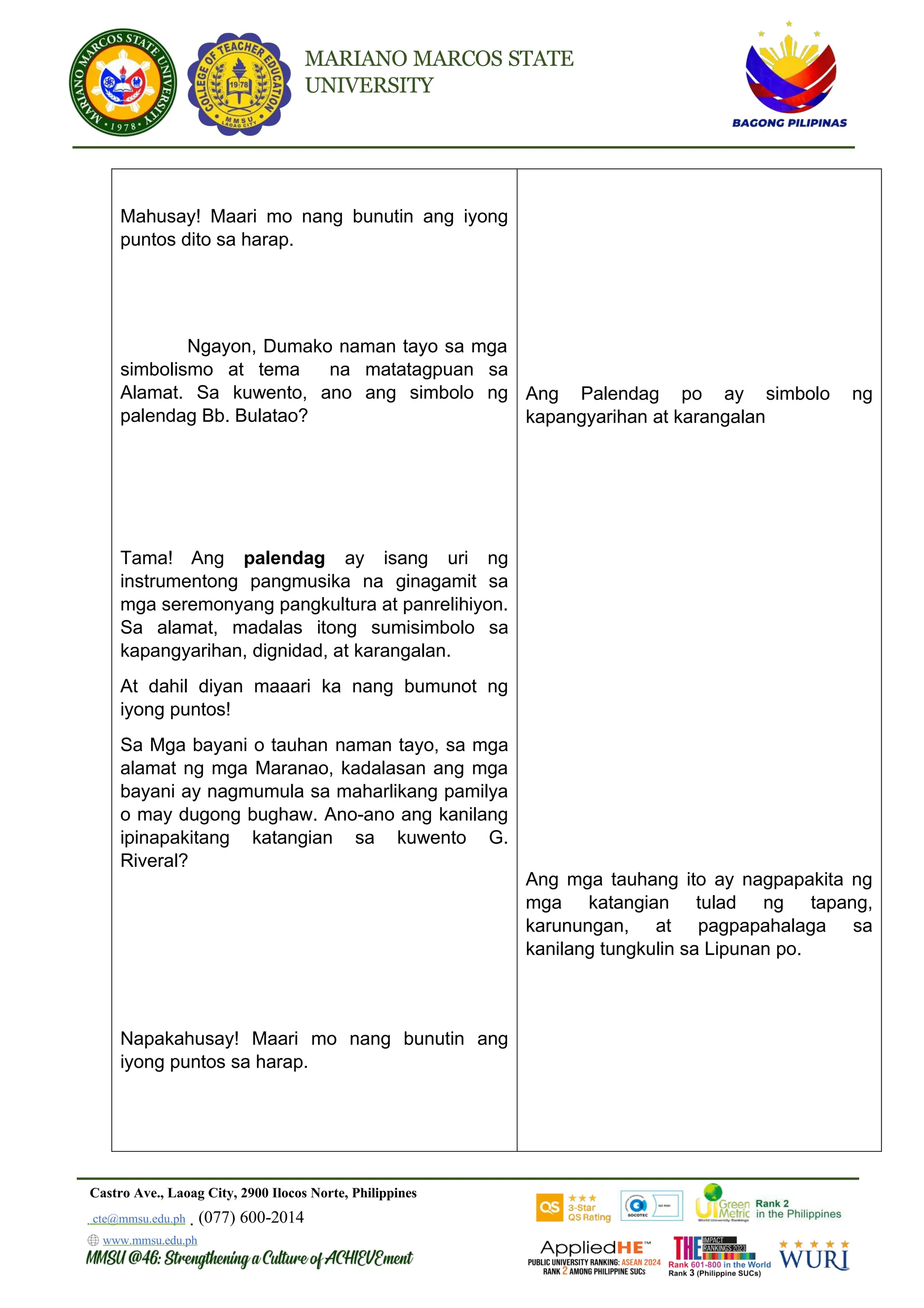 Alamat ng Palendag Final.docxaksmal;xmaLSK;ADKAlsa;asaS | DOCX