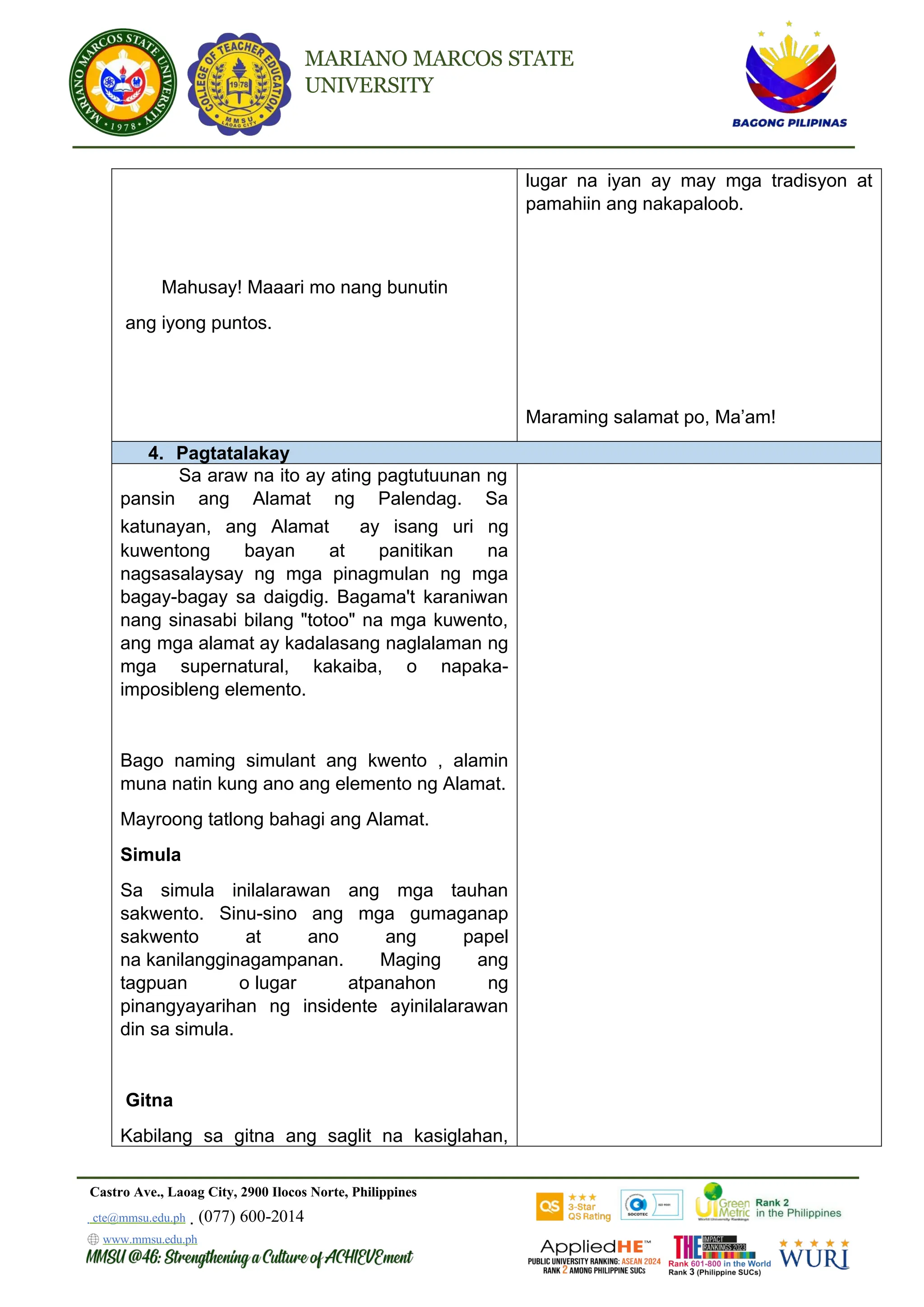 Alamat ng Palendag Final.docxaksmal;xmaLSK;ADKAlsa;asaS | DOCX