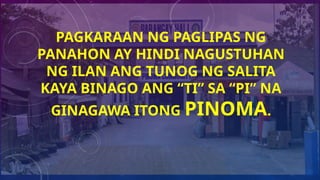 ALAMAT NG PINOMA powerpoint presentation | PPTX