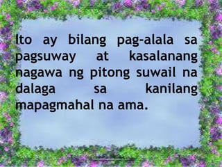 Alamat ng pitong makasalanan | PPTX