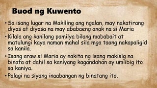 Alamat ni mariang makiling | PPT