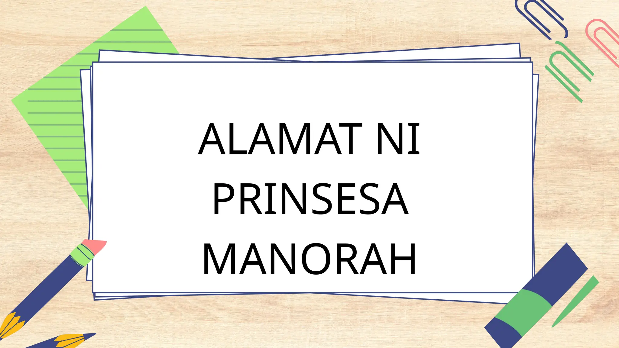 Alamat ni Prinsesa Manorah lesson in Filipino 9 | PPTX