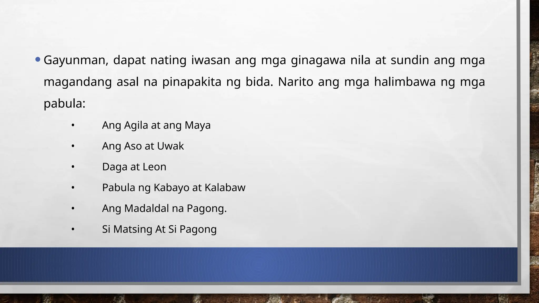 ALAMAT, PABULA, PARABULA. pptx | PPTX