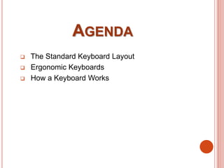 Keyboard (Fundamentals Of Computer) | PPTX