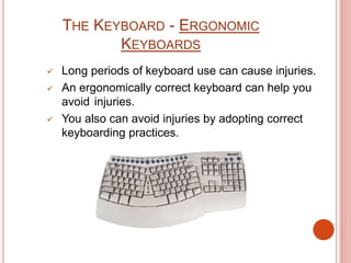 Keyboard (Fundamentals Of Computer) | PPTX