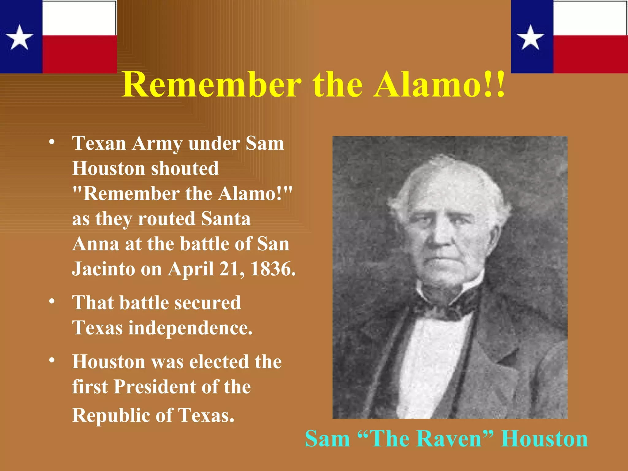 Alamo | PPT | Death, Injury, or Military Conflict | Sensitive Topics