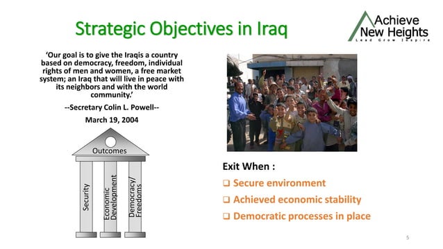 Iraq Reconstruction 2004, Challenges Through Stories | PPT