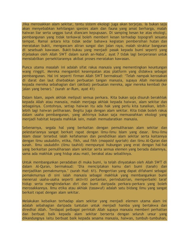 Alam sekitar pidato | DOCX