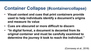 What is "container collapse" and why should librarians care? | PPT