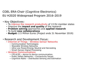 Cognitive Electronics (COEL) Project | PPT