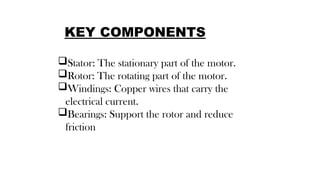 Electric motor seminar. Presentation on class | PPT