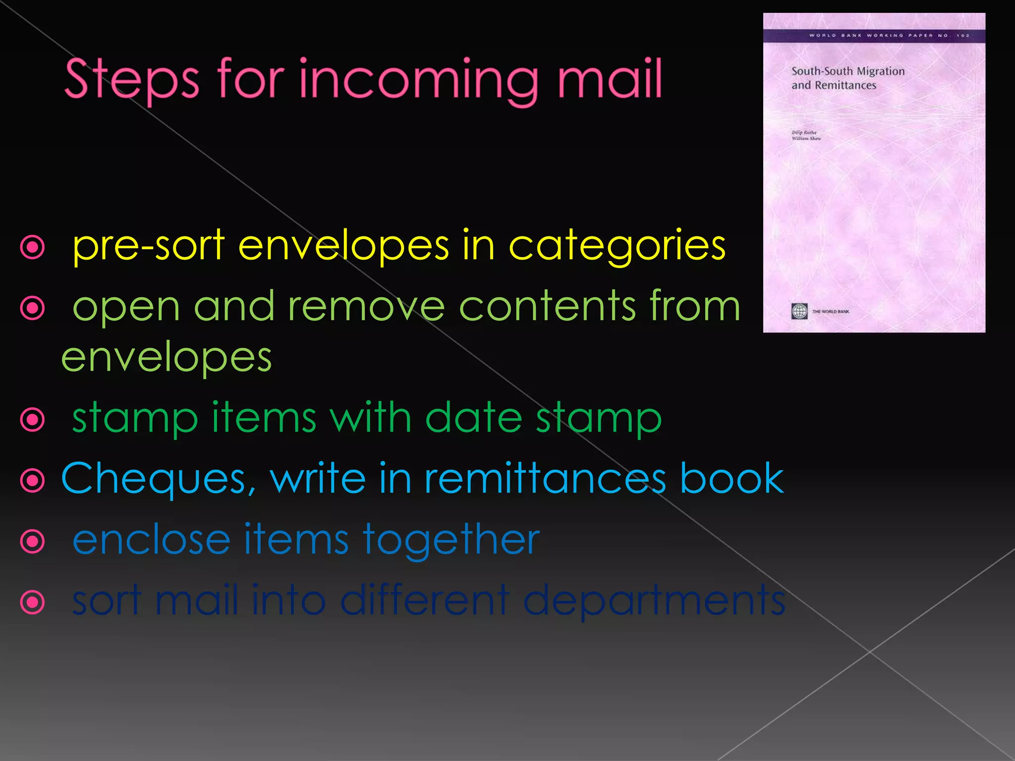 Alana bible mail handling | PPTX