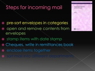 Alana bible mail handling | PPTX