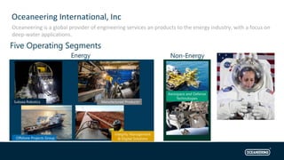 OCEANEERING UNDERWATER ROBOTICS WITHIN SUBSEA MINING | PDF