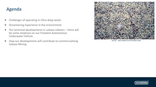 OCEANEERING UNDERWATER ROBOTICS WITHIN SUBSEA MINING | PDF
