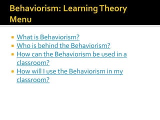 Alanapinell theory | PPTX