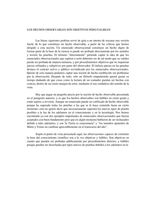 Alan chalmers ¿Qué es esa cosa llamada ciencia? | PDF