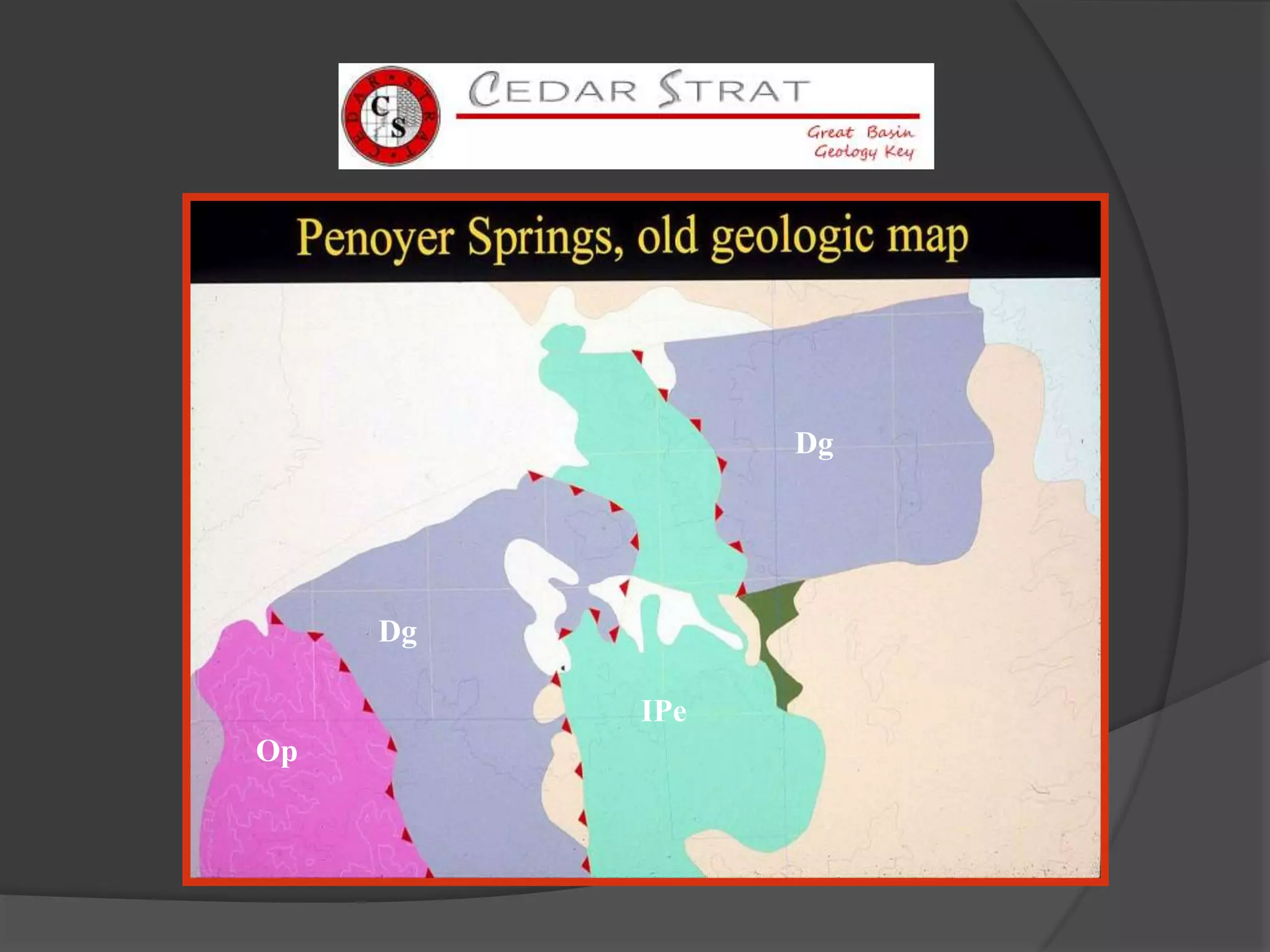 Alan chamberlain geologist cedar strat2 | PPT