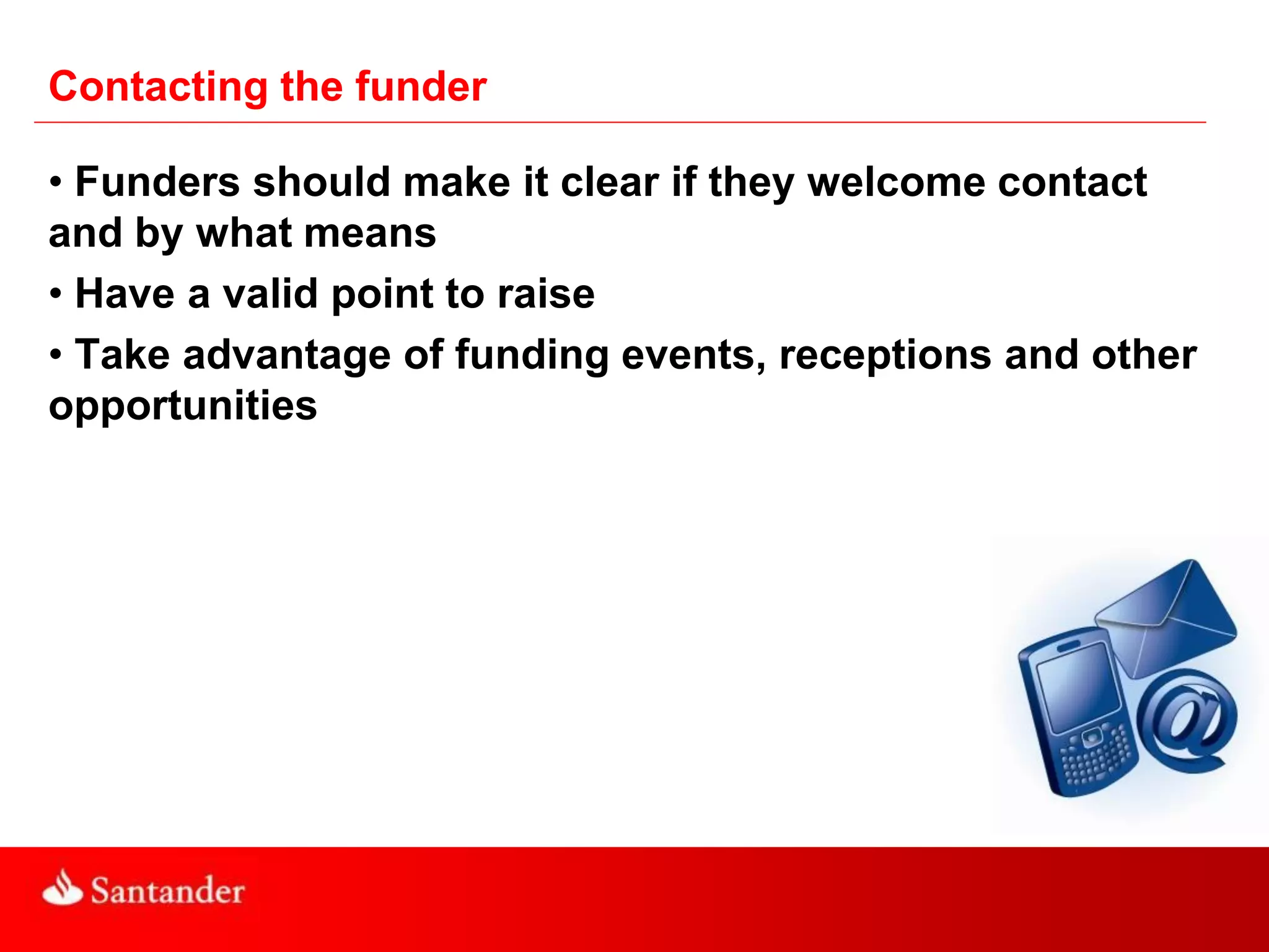 Building a positive relationship with funders | PPT