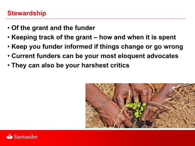 Building a positive relationship with funders | PPT