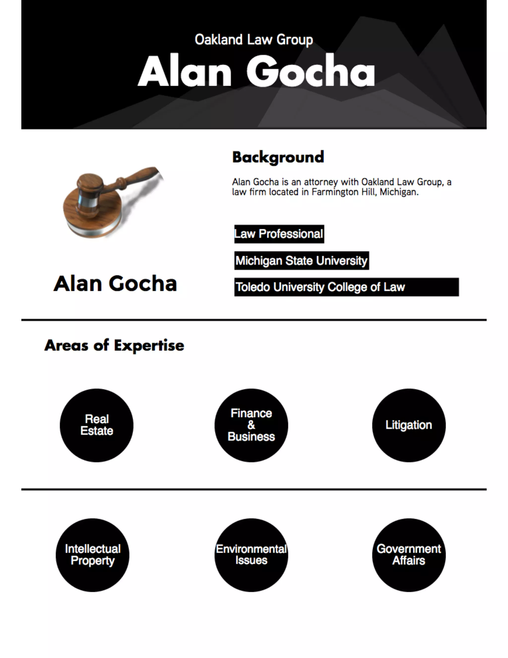 Alan Gocha - Oakland Law Group | PDF