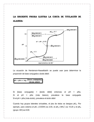 Alanina en solucion acida y basica en ph | DOCX