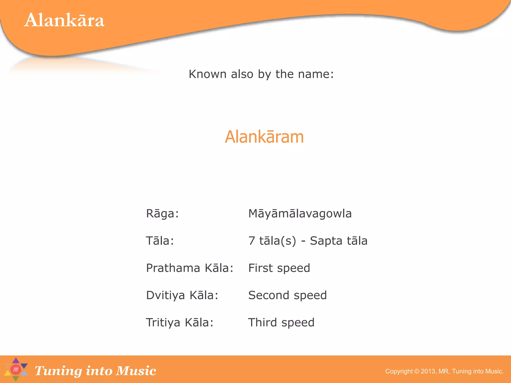 Carnatic Music Notations: Alankara | PPSX